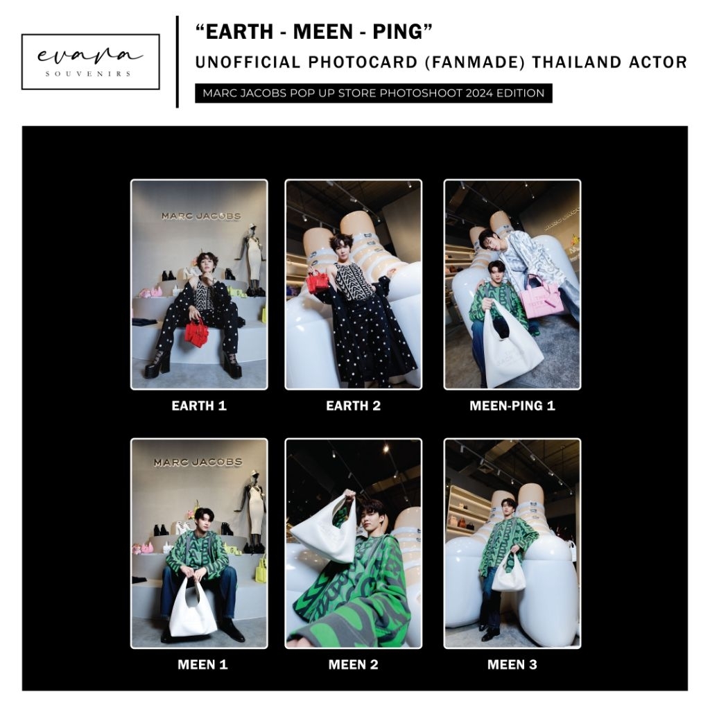 Jual [EARTH-MEEN-PING] UNOFFICIAL PHOTOCARD EDISI MARC JACOBS POP UP ...