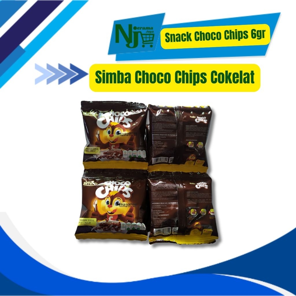Jual Snack sereal simba choco chips 6gr renceng isi 10 | Shopee Indonesia