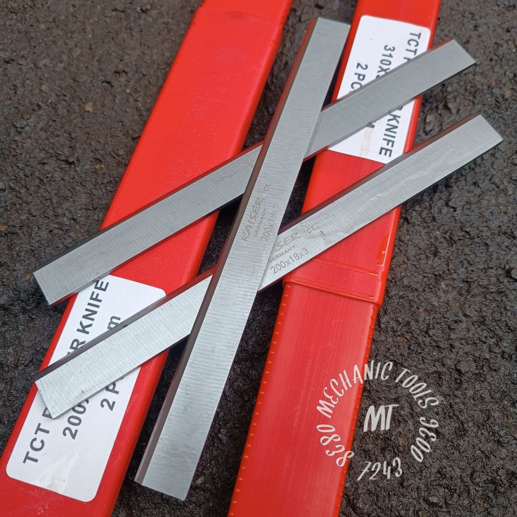 Jual Kaiser TCT Pisau Serut kayu 200x18x3 Mm Pisau planer knife tct ...
