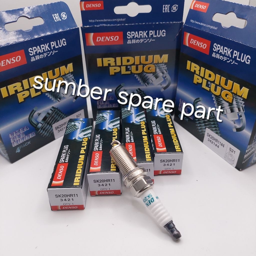 Jual Busi Iridium atau spark plug Set 4Pc dan 1pc Asli Denso All New ...