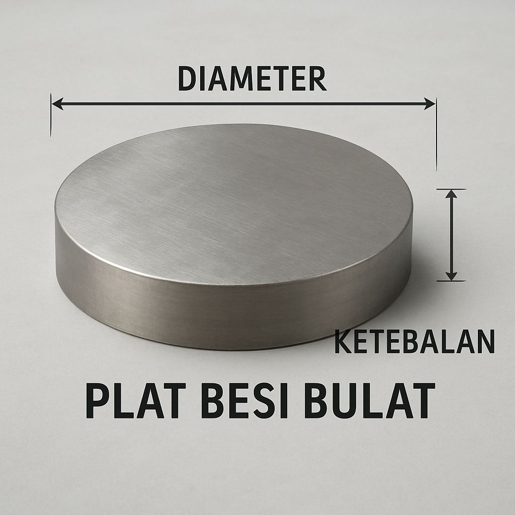 Jual Besi Plat Bulat Tebal 20mm Diameter 200mm-300mm 1pcs | Shopee ...