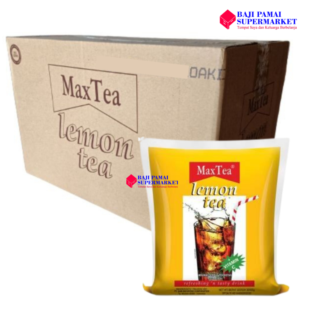 Jual Max Tea Lemon Tea 1 dus [ 12 Pak x 30 Sachet x 25 Gr ] Maxtea Teh Sachet | Shopee Indonesia