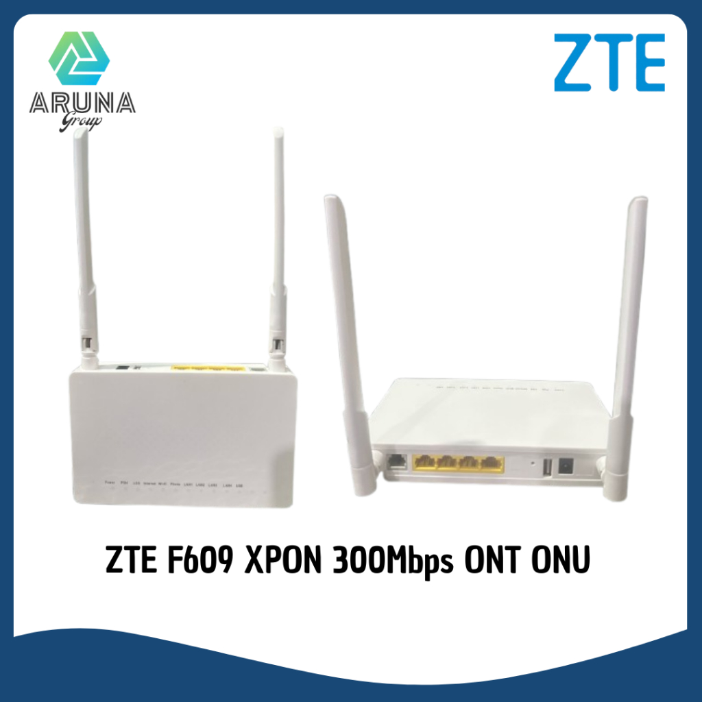 Jual ZTE F609 GPON ONT Modem FTTH Wireless N Router | Shopee Indonesia