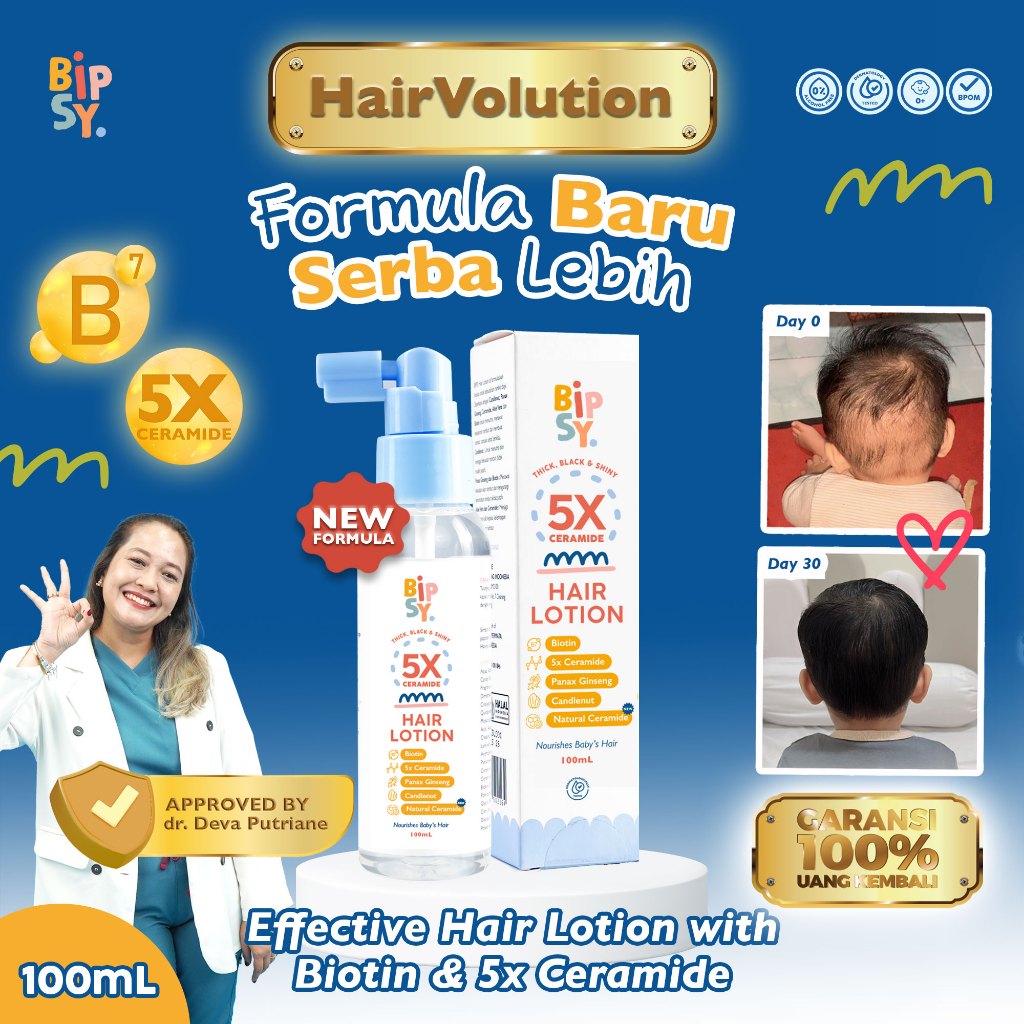 Jual BIPSY HAIR LOTION 5X CERAMIDE 100ml [Flash Sale] - Menutrisi ...
