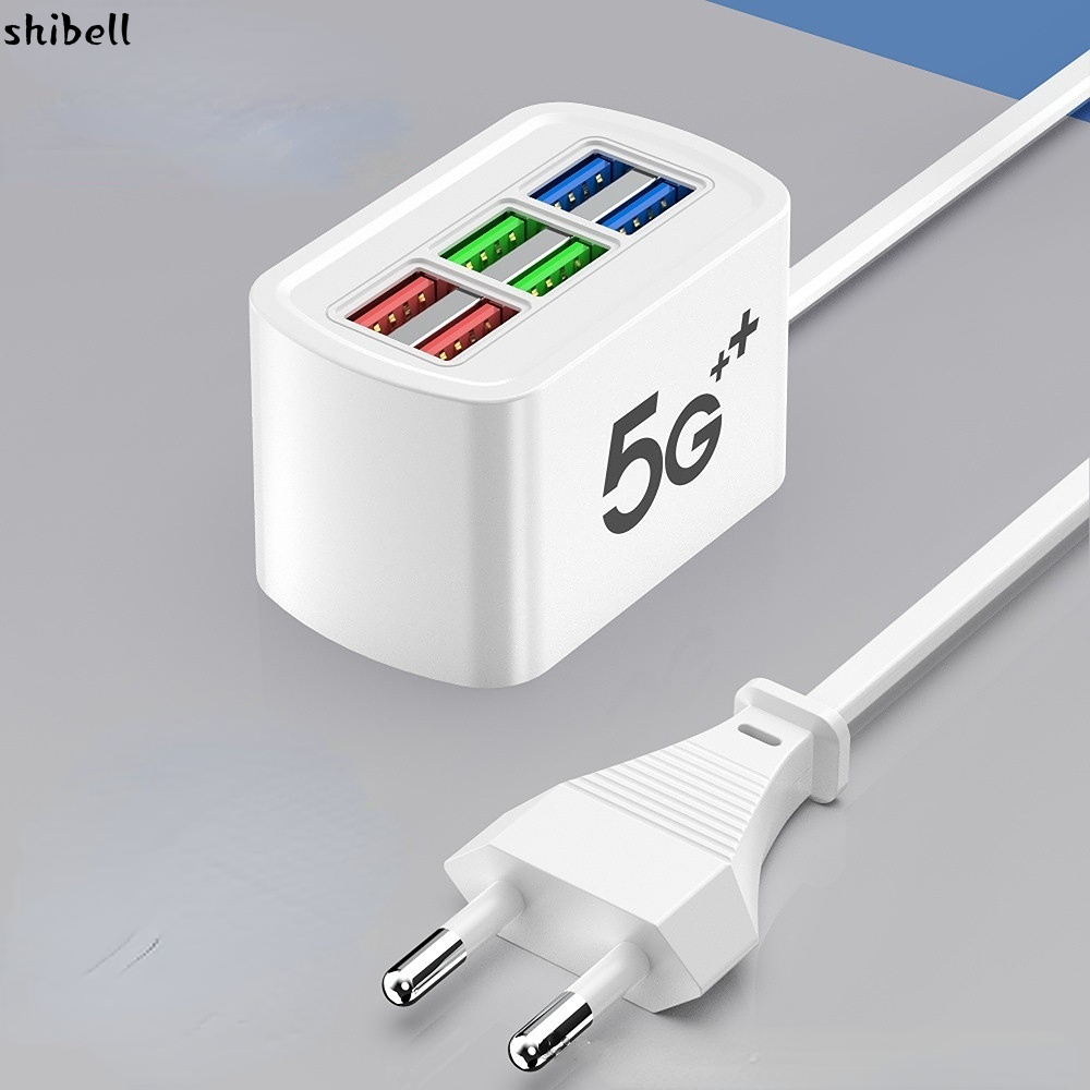 Jual 6 Port Usb Fast Charger 3.1 A Stable Output 5G Power Fast Charging ...