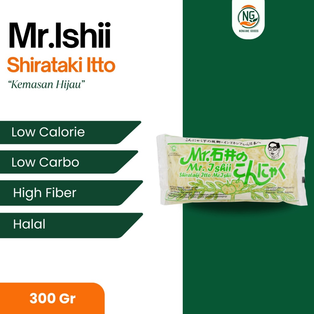 Jual Mie Shirataki Mr Ishii Mi Basah Matang Netto 200 gr | Shopee Indonesia