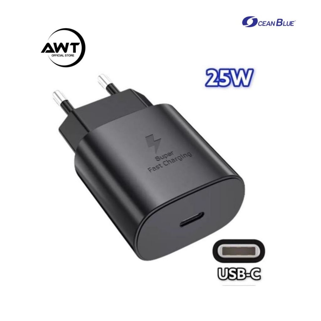 Jual Awt Kepala Charger Samsung Type C Adaptor 25W Note 10 20 Super ...