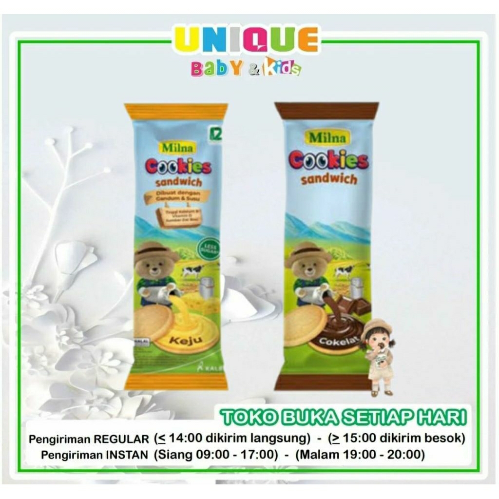 Jual Milna Cookies Sandwich 24gr (Harga perpcs) | Shopee Indonesia