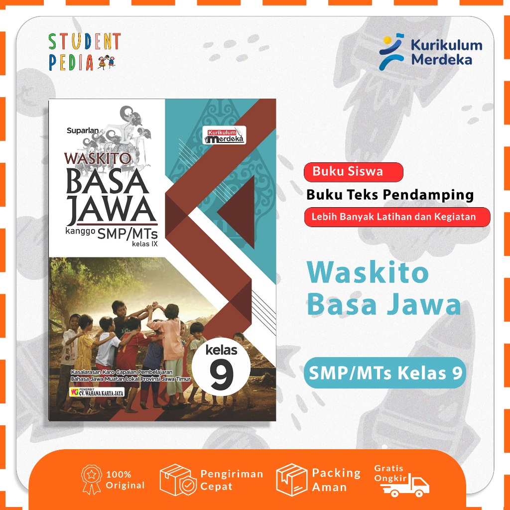 Jual Student Pedia - Buku Pendamping Waskito Basa Jawa Untuk SMP/MTs Kelas 9 - Kurikulum Merdeka ...