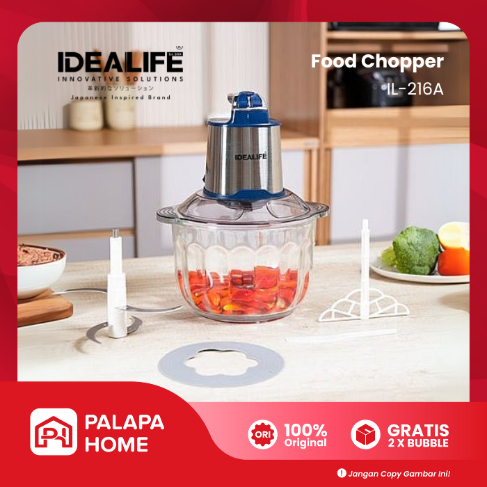 Jual Idealife Food Chopper Besar IL-216A 5 Liter 4 Mata Pisau ...