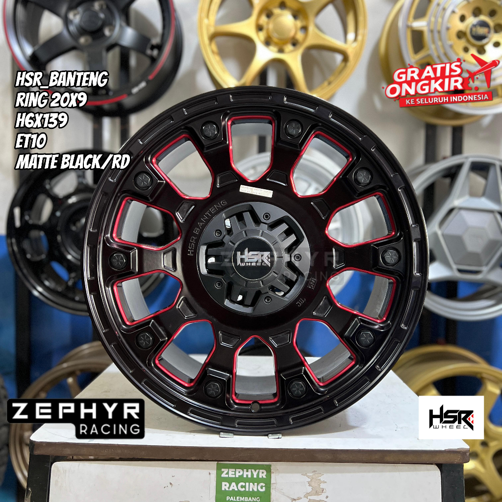 Jual velg ring 20 h6x139 untuk pajero, hilux, fortuner, triton, dll banteng r20 | Shopee Indonesia