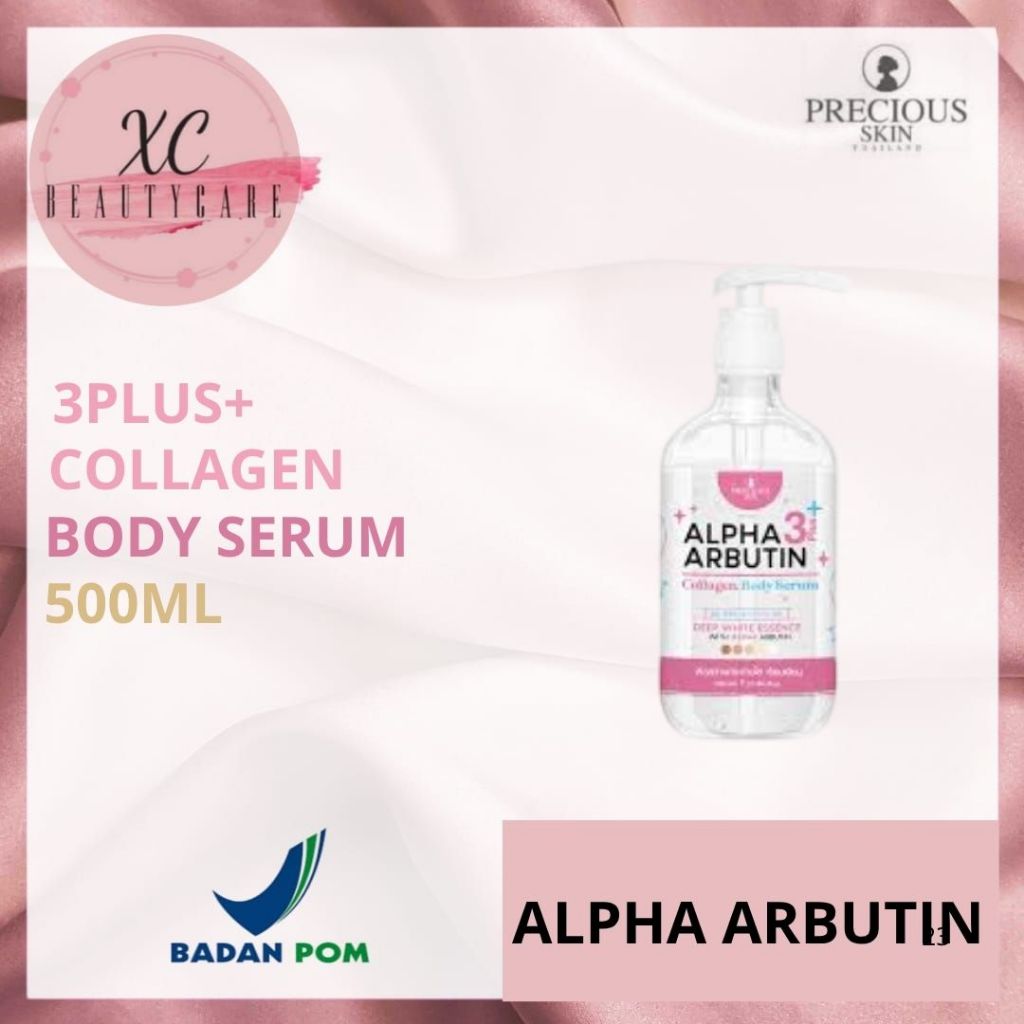 Jual Alpha Arbutin 3Plus 10x Whitening Booster Collagen Body Serum / Serum Badan 500ml | Shopee ...