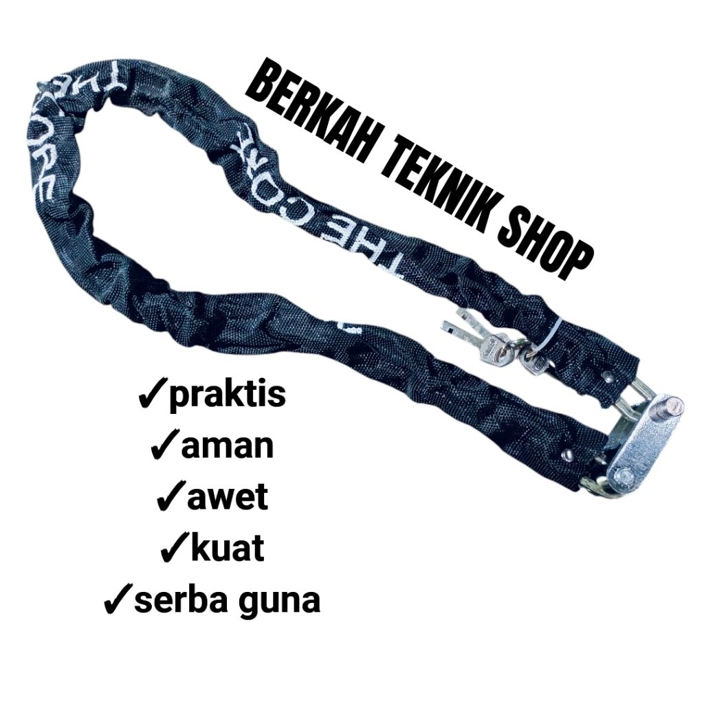 Jual GEMBOK RANTAI BAJA SUPER AMAN RANTE BAJA gerendel pintu gerbang ...