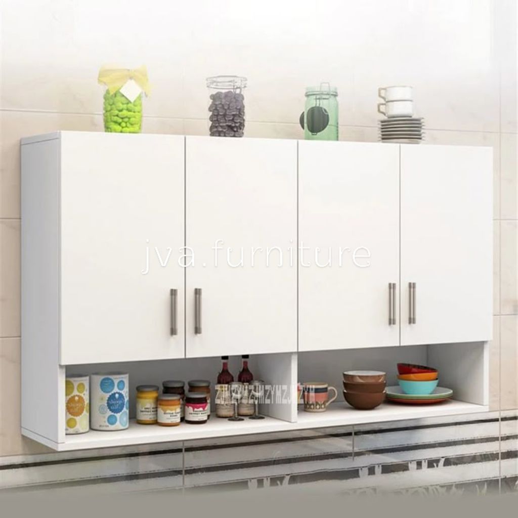 Jual Lemari Kabinet Dapur Rak Piring Gantung Dinding Atas Minimalis ...