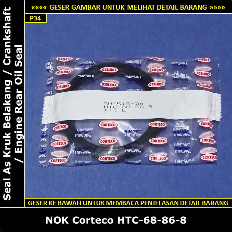 Jual Seal As Kruk Belakang Suzuki APV / APV Arena / APV Luxury / Mega Carry Pick Up 1500 cc NOK ...