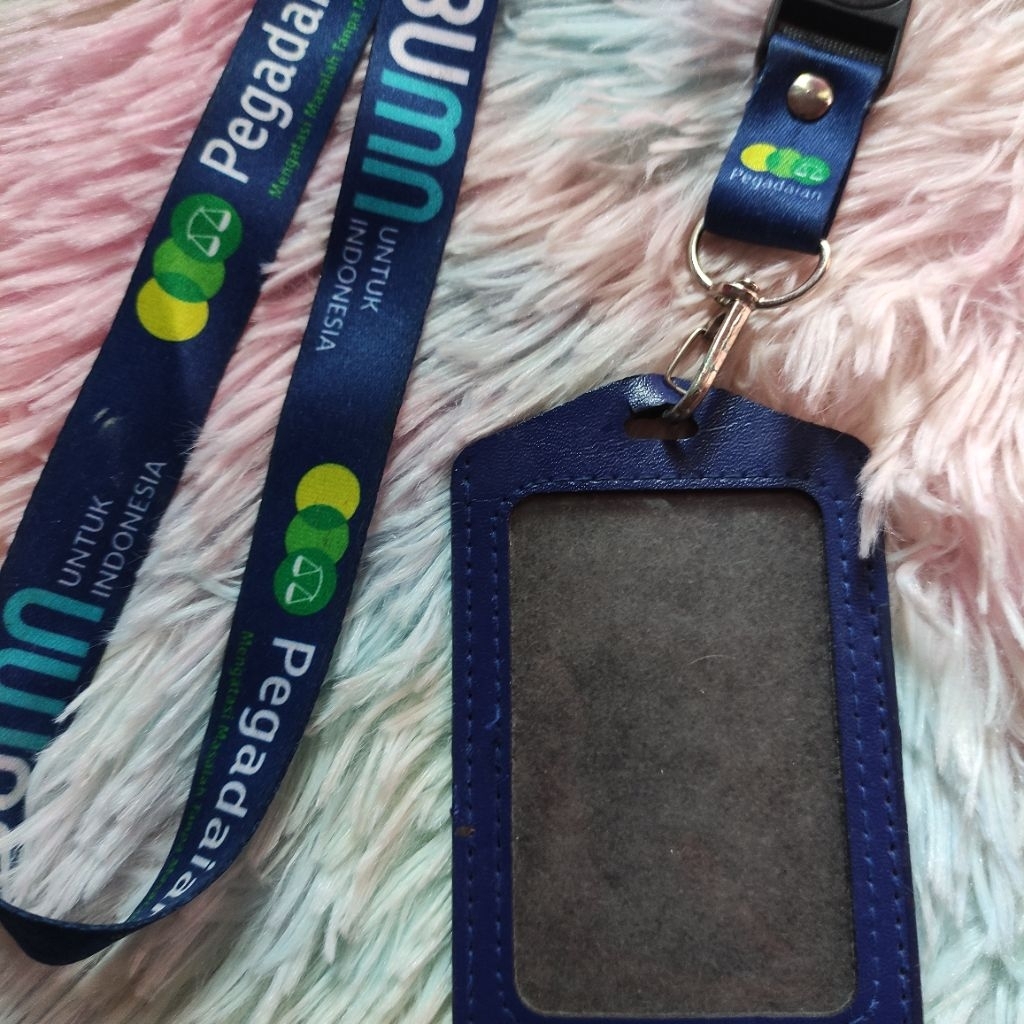 Jual Lanyard Nametag Tali ID Card Pegadaian BUMN | Shopee Indonesia