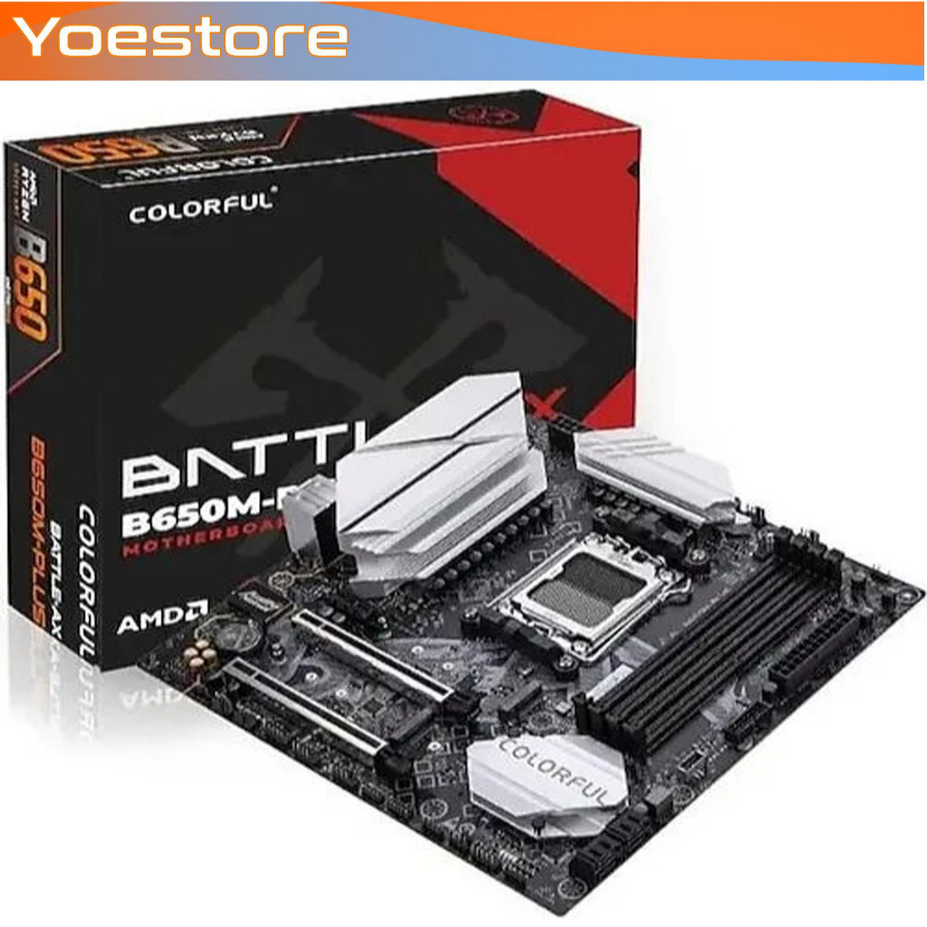 Jual COLORFUL BATTLE-AX B650M-PLUS V14 AMD AM5 SUPORT AMD RYZEN 7000 8000 9000 DDR5 | Shopee ...