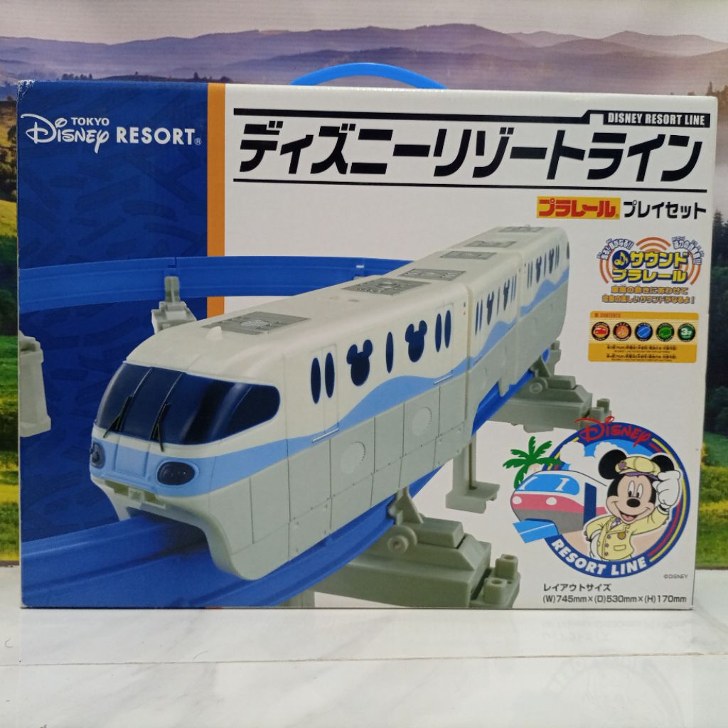 Jual Takara Tomy Plarail - Monorail Limited Disney Resort Line set ...