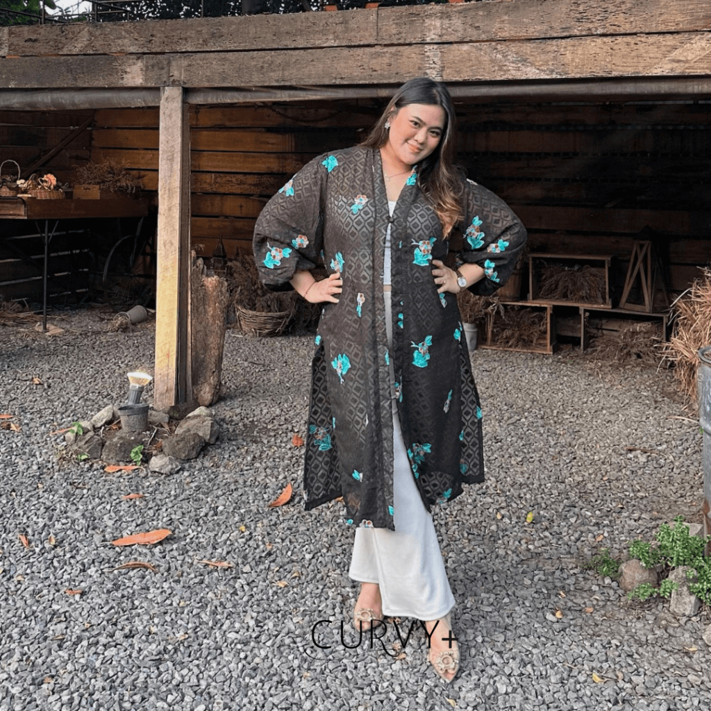Jual CURVYPLUS - ALEZA Outer Premium - Plus Size - Allsize - Maxi ...