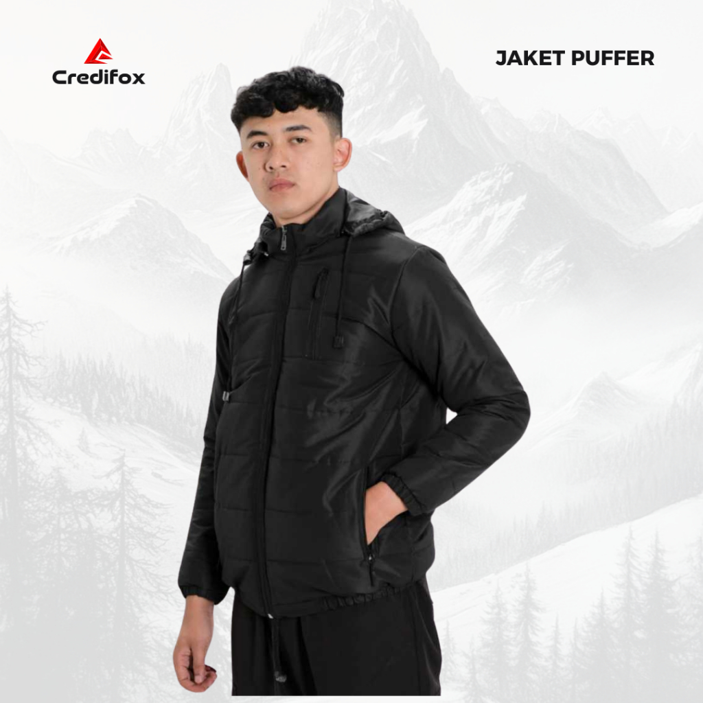 Jual CREDIFOX Jaket puffer pria - jaket bulang - jacket hiking musim ...