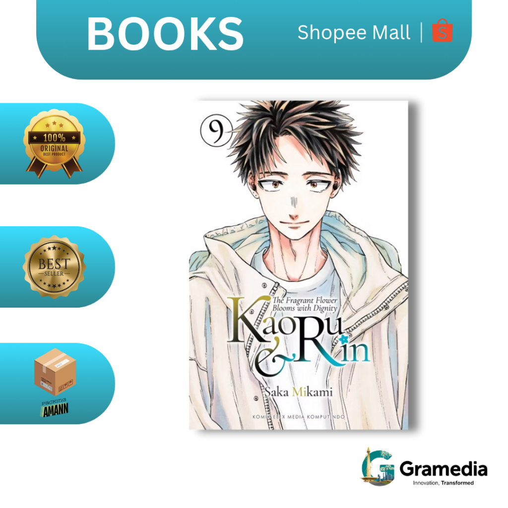 Jual Gramedia MKG - Komik The Fragrant Flower Blooms with Dignity - Kaoru & Rin 09 (Saka Mikami ...