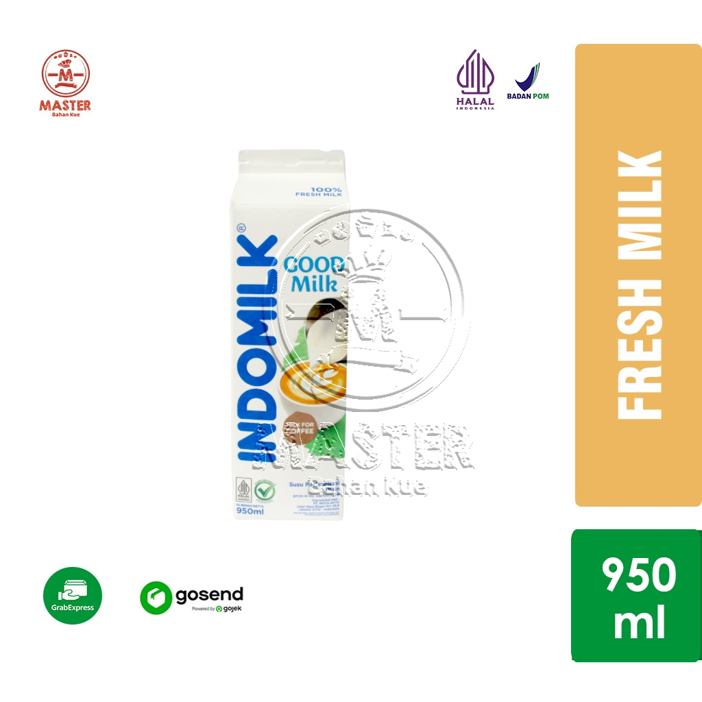 Jual Indomilk Fresh Milk Good Milk Susu Segar Pasteurisasi Plain 950ml ...