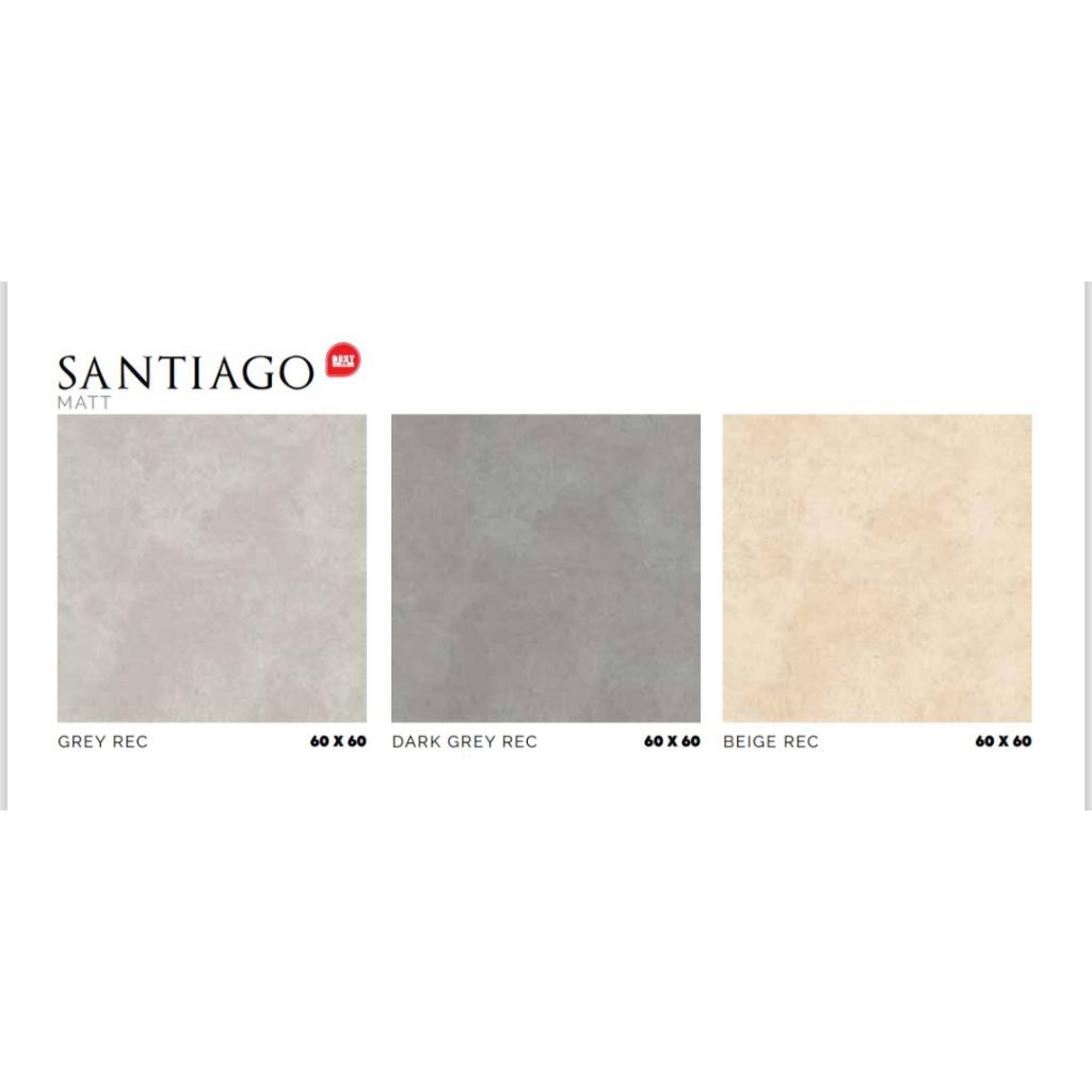 Jual KERAMIK MERK PLATINUM TIPE SANTIAGO GREY, DRAK GREY, CREAM UKURAN ...