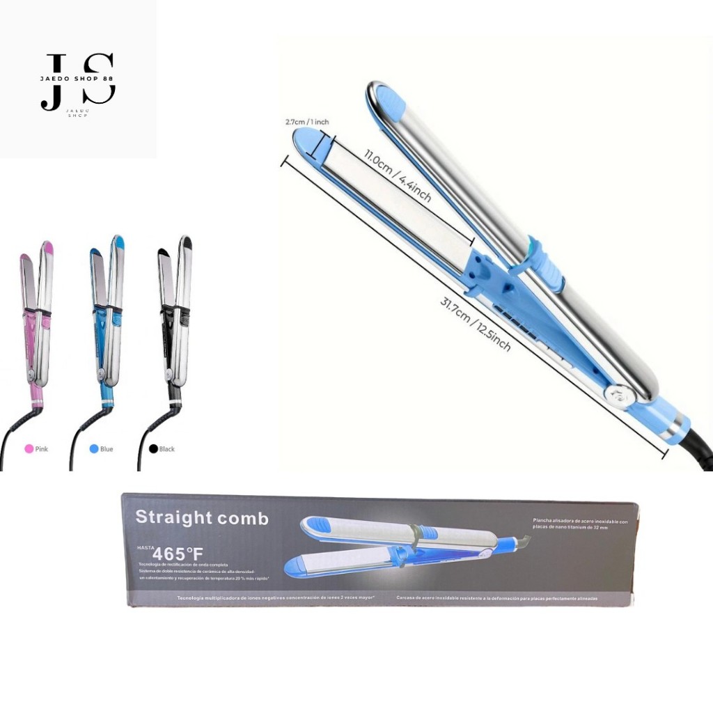 Jual Hair Styling Alat Catok Rambut Hair Straightener, 2 in 1 Hair ...