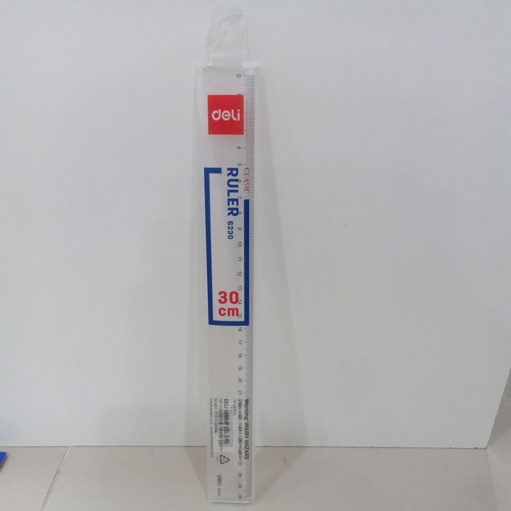 Jual Deli Penggaris Clasic Ruler Ukuran 30cm (per 3pc) /19930 | Shopee ...