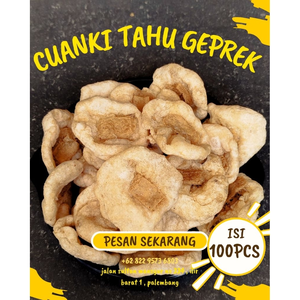 Jual CUANKI TAHU GEPREK | ISI 100 PCS | Shopee Indonesia