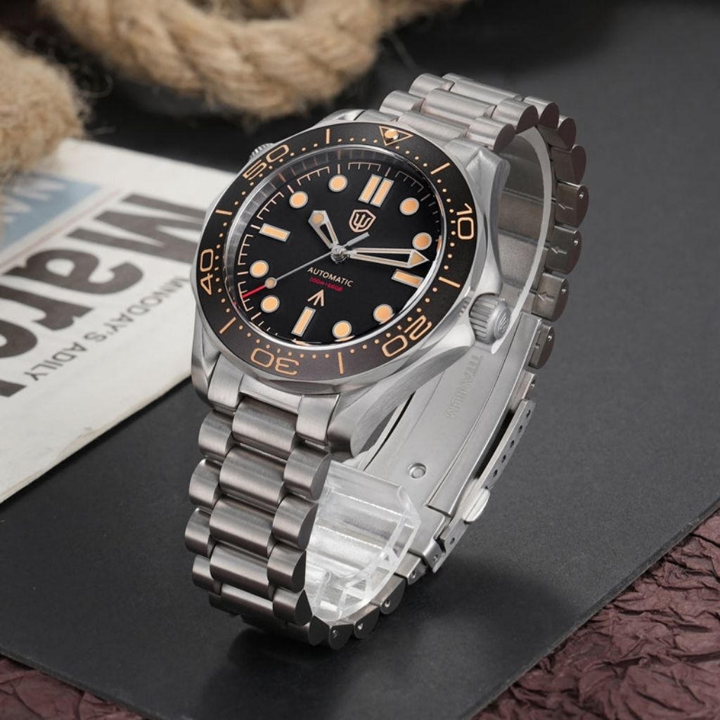 Jual Jam Tangan Watchdives WD007 Stainless steel 39mm | Shopee Indonesia