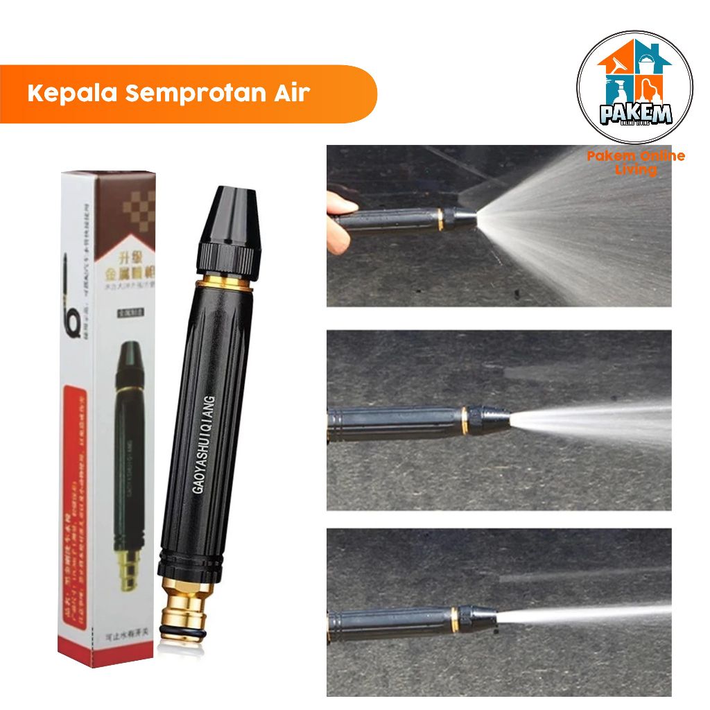Jual Kepala Semprotan Air Hose Nozzle Water Jet Spray Alat Semprot ...