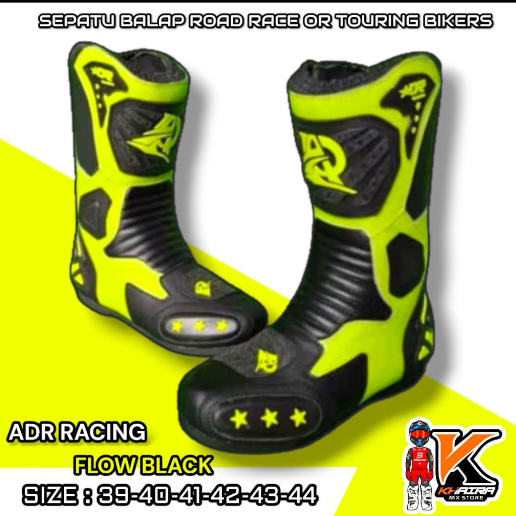 Jual Sepatu Touring - sepatu balap road race ADR RACING original flow ...