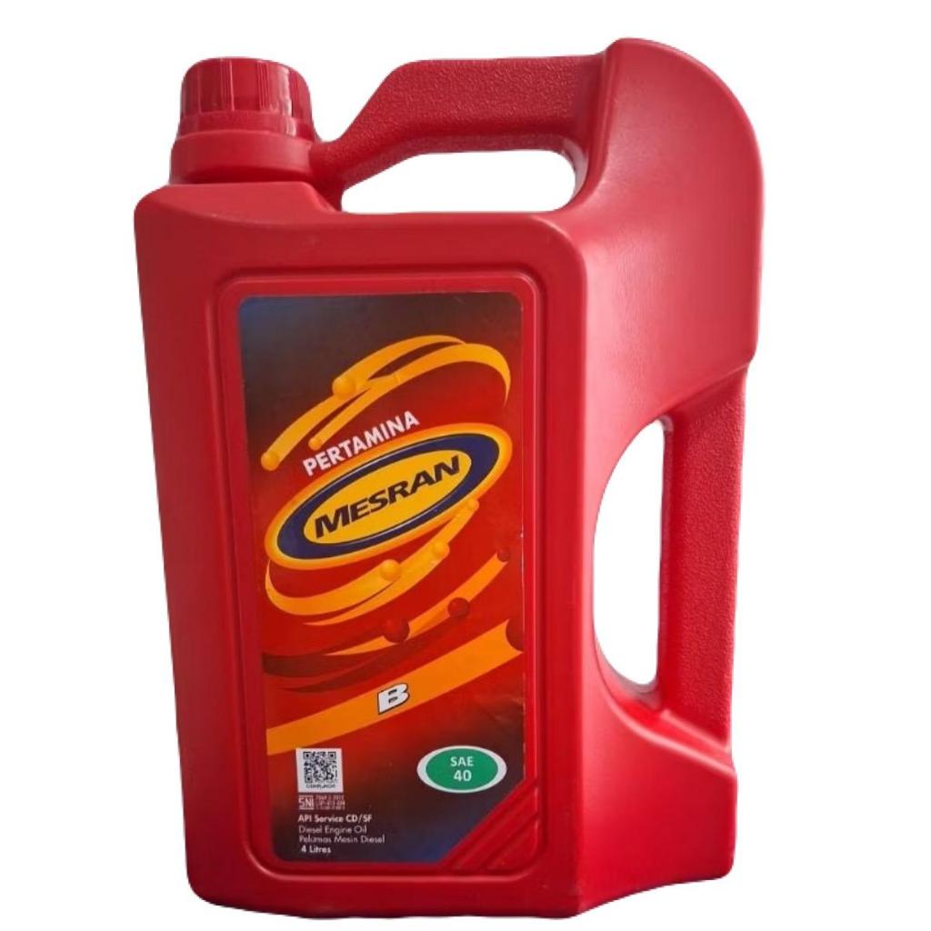Jual Oli Pertamina Mesran B Oil Sae 4 Liters | Shopee Indonesia
