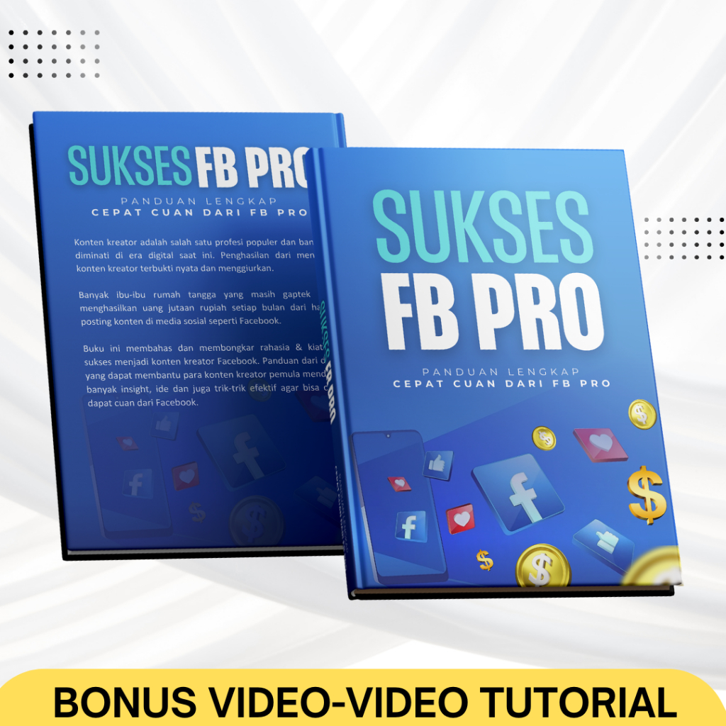 Jual BUKU FB PRO buku SUKSES Fb Pro CUAN FB PRO | Shopee Indonesia