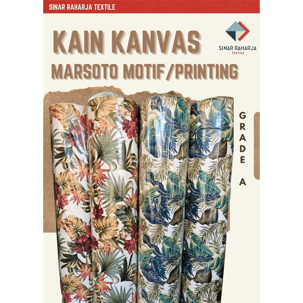 Jual [PART 2 DAUN] 150 X 50 CM TERMURAH!! KANVAS MOTIF/KANVAS PRINTING ...
