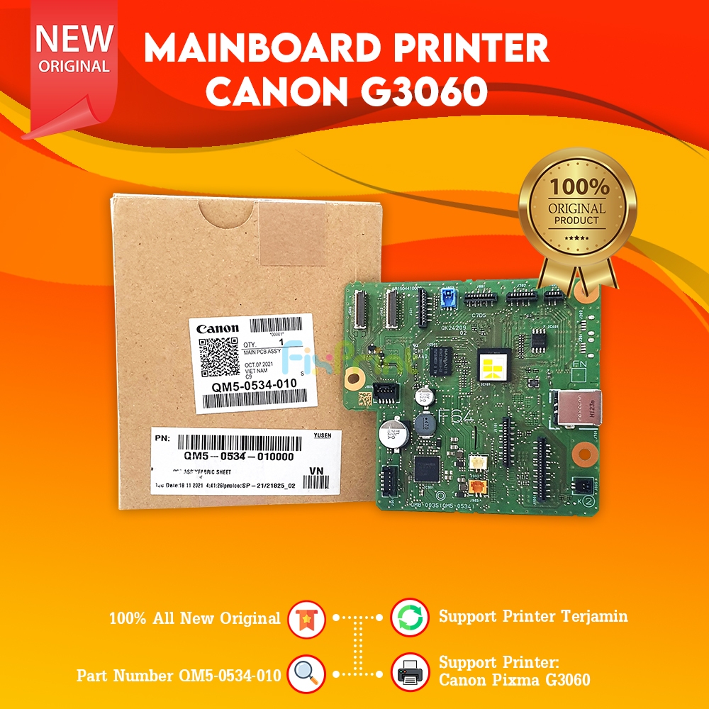 Jual Mainboard Printer Pixma Inktank Canon G2020 G1020 G3020 G3060 New ...