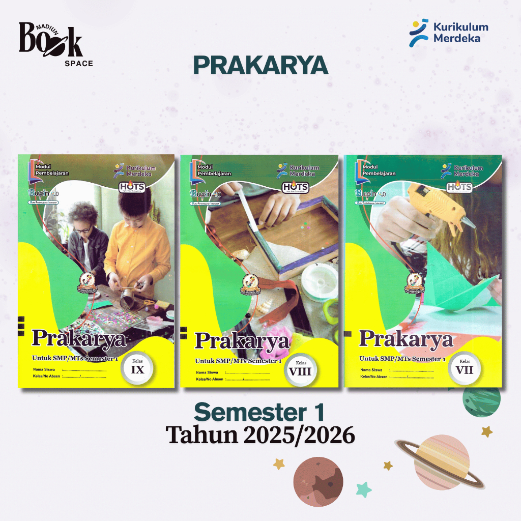 Jual Buku LKS PRAKARYA Smp Kelas 7 8 9 Kurikulum Merdeka Semester 1 Tahun Ajaran 2025/2026 ...