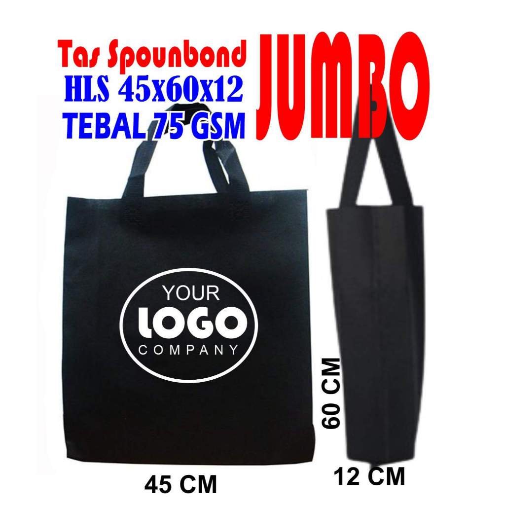 Jual Tas sablon, Tas Jumbo 45x60, Tas Besar, Tas sembako, Tas Butik ...