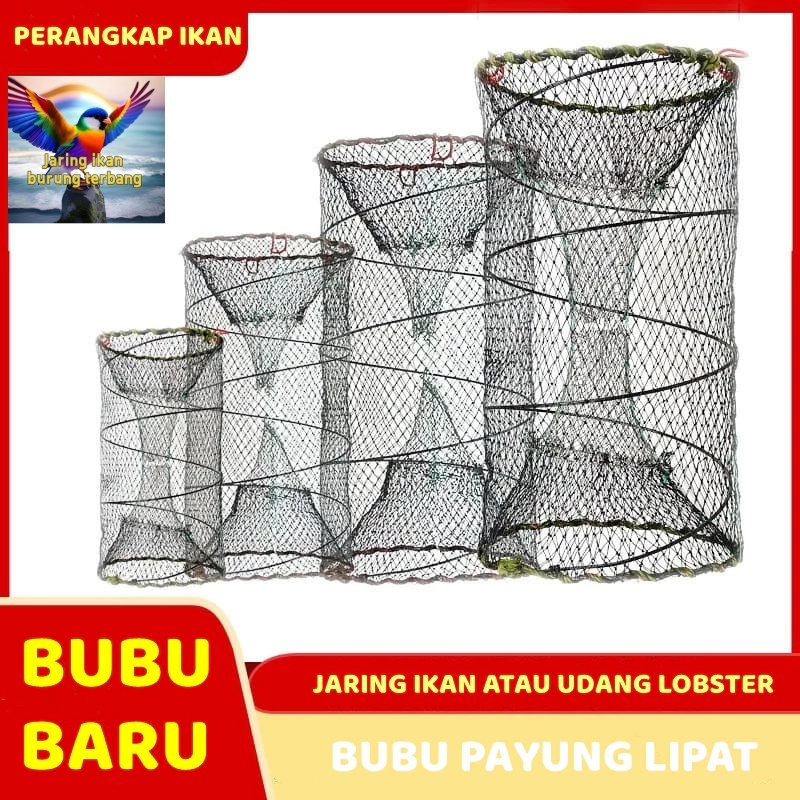 Jual perangkap ikan / Jaring Ikan Udang lobster / BUBU IKAN LIPAT BULAT ...