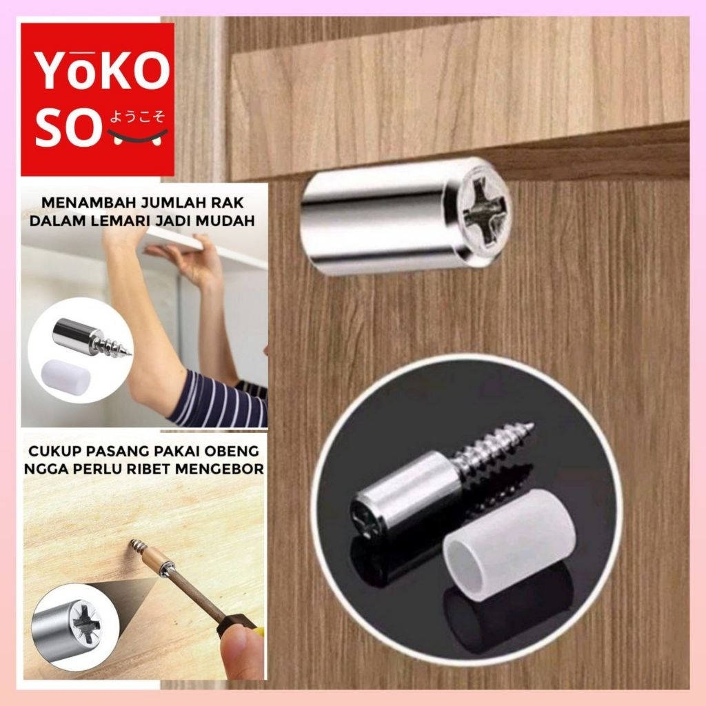 Jual YOKOSO R210 [ FREE KARET ] Skrup Ambalan Baja Besi Plus Free Karet ...