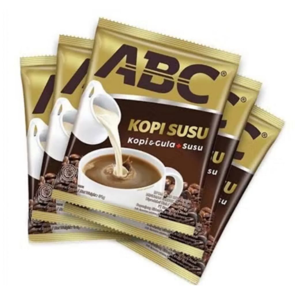 Jual kopi susu abc saset 1 renteng 10 saset | Shopee Indonesia