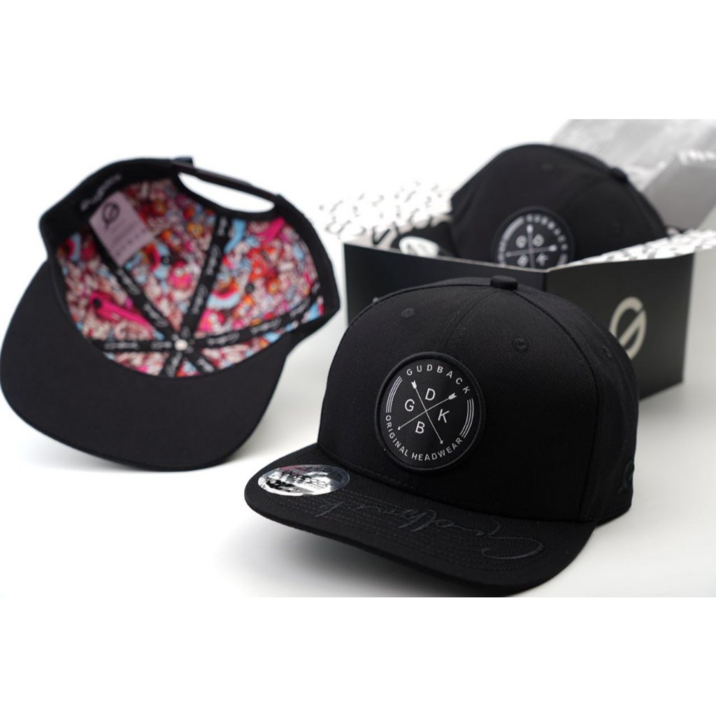 Jual Topi Snapback Original Gudback Hitam Logo Bulat | Shopee Indonesia