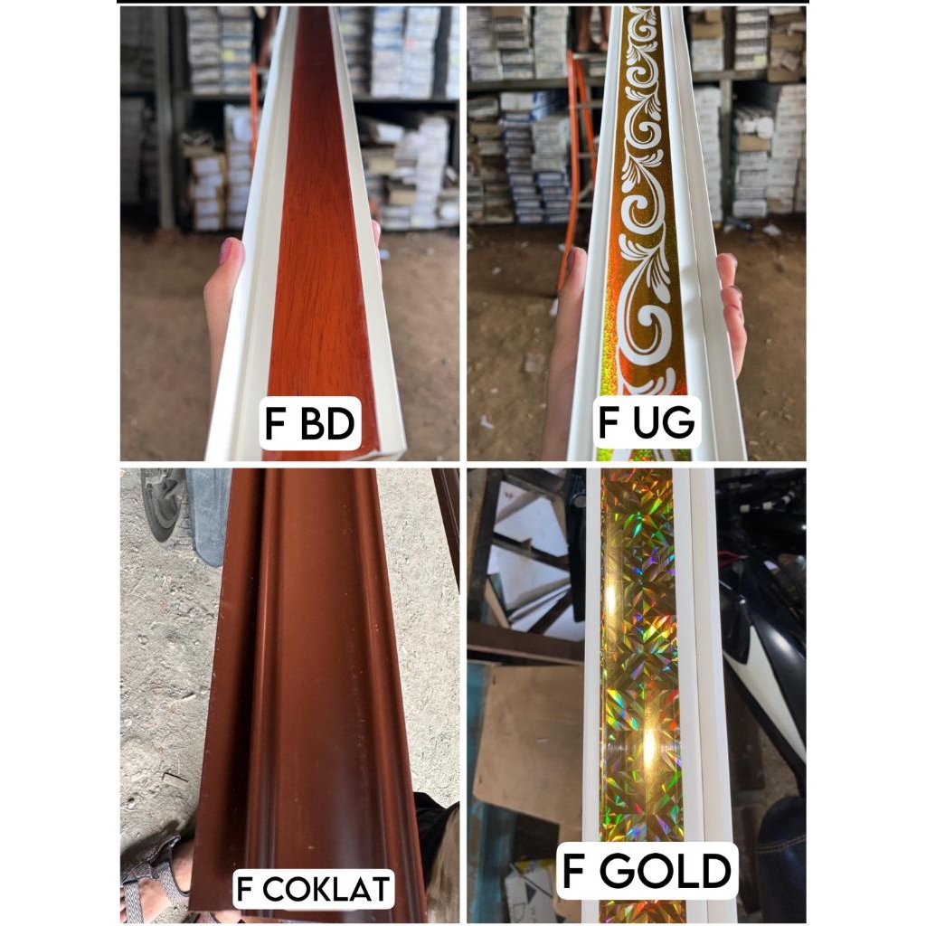 Jual Lis plafon pvc lebar 5-6cm | Shopee Indonesia