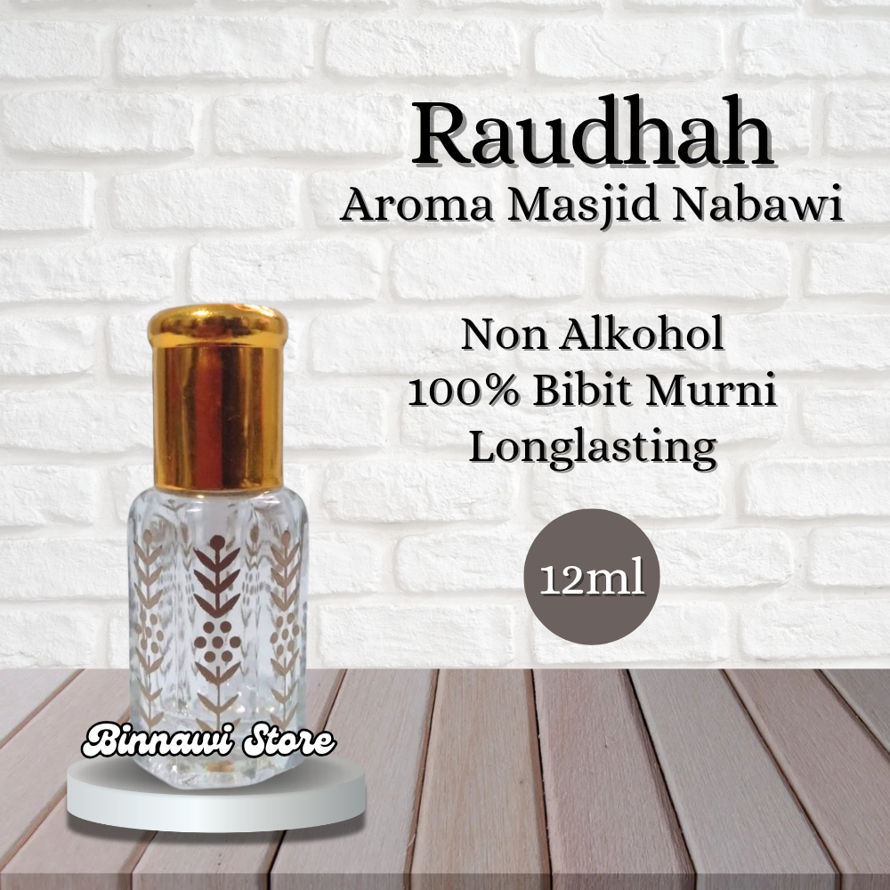Jual Parfum Raudhah Asli Raudoh Bibit Murni Aroma Masjid Nabawi Non ...