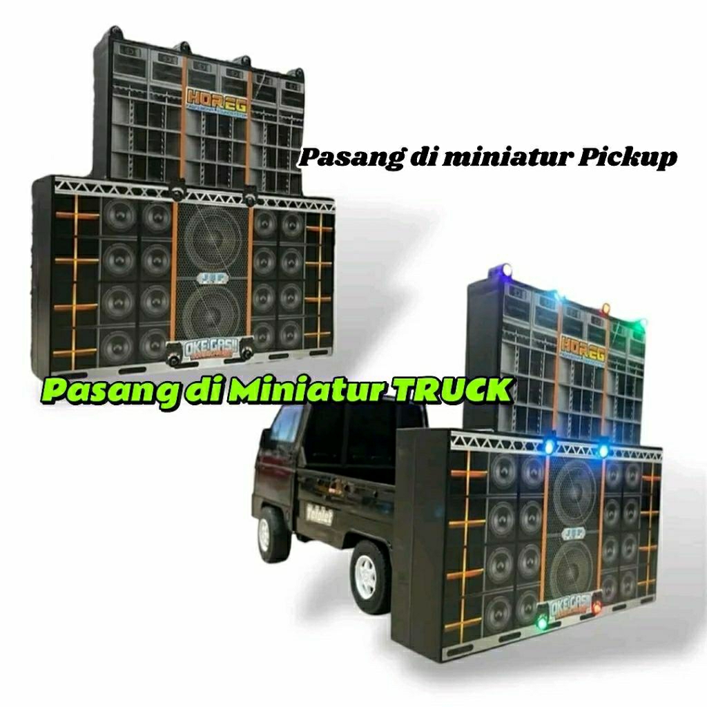 Jual DT-17 Miniatur Sound System Horeg Aksesoris Bisa Dipasang Di ...
