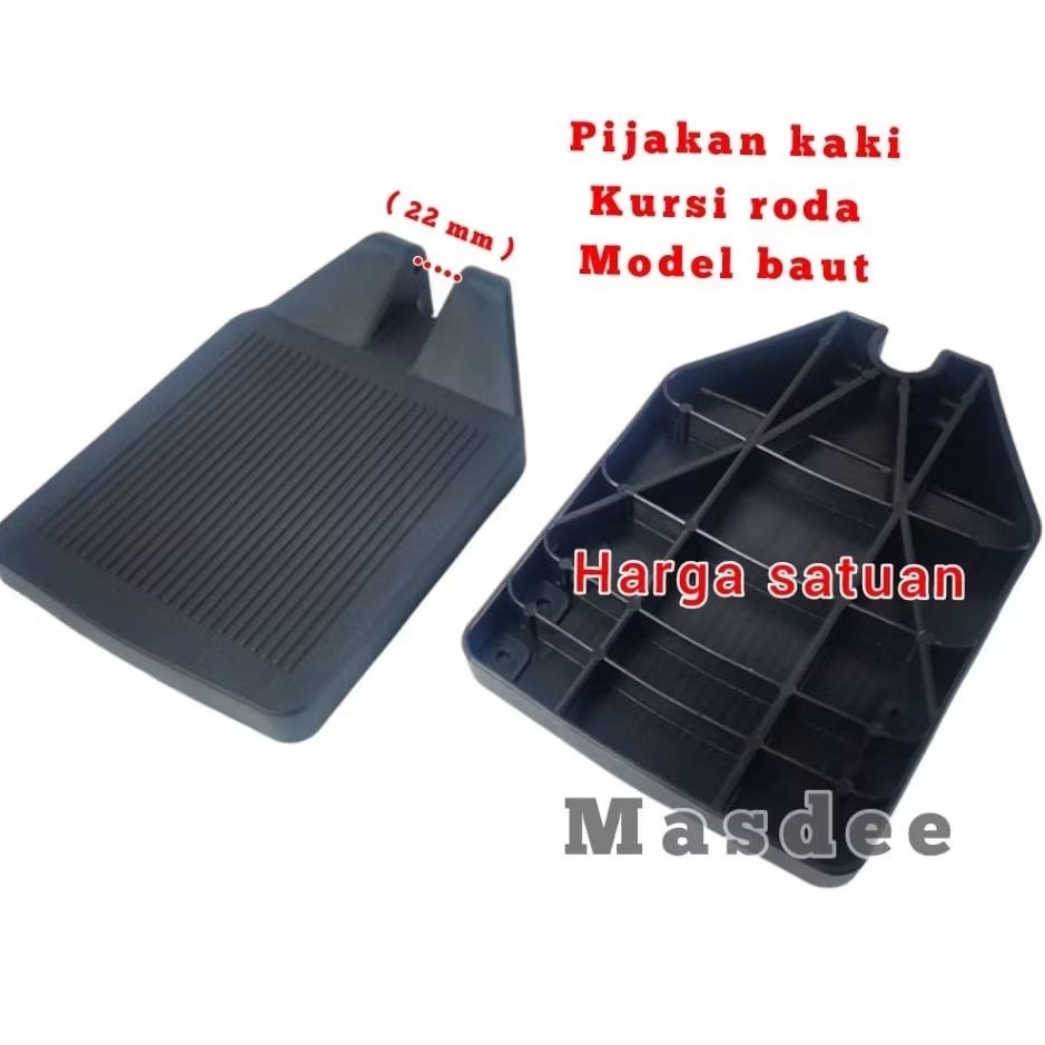 Jual pijakan kaki kursi roda model baut,harga satuan,sparepart kursi ...