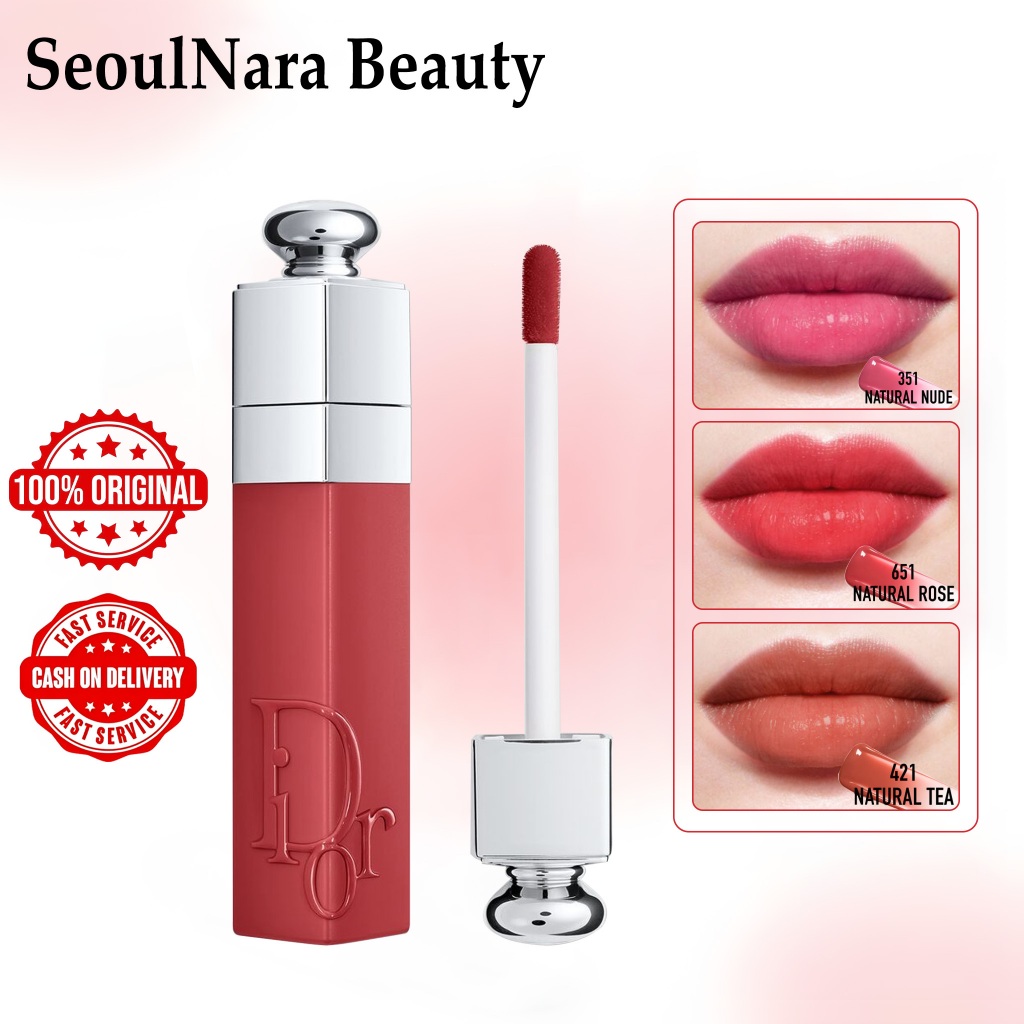 Jual Dior Addict Lip Tint New Formula Lip Tattoo Hydrating no-transfer Full Size #541#421#451 ...