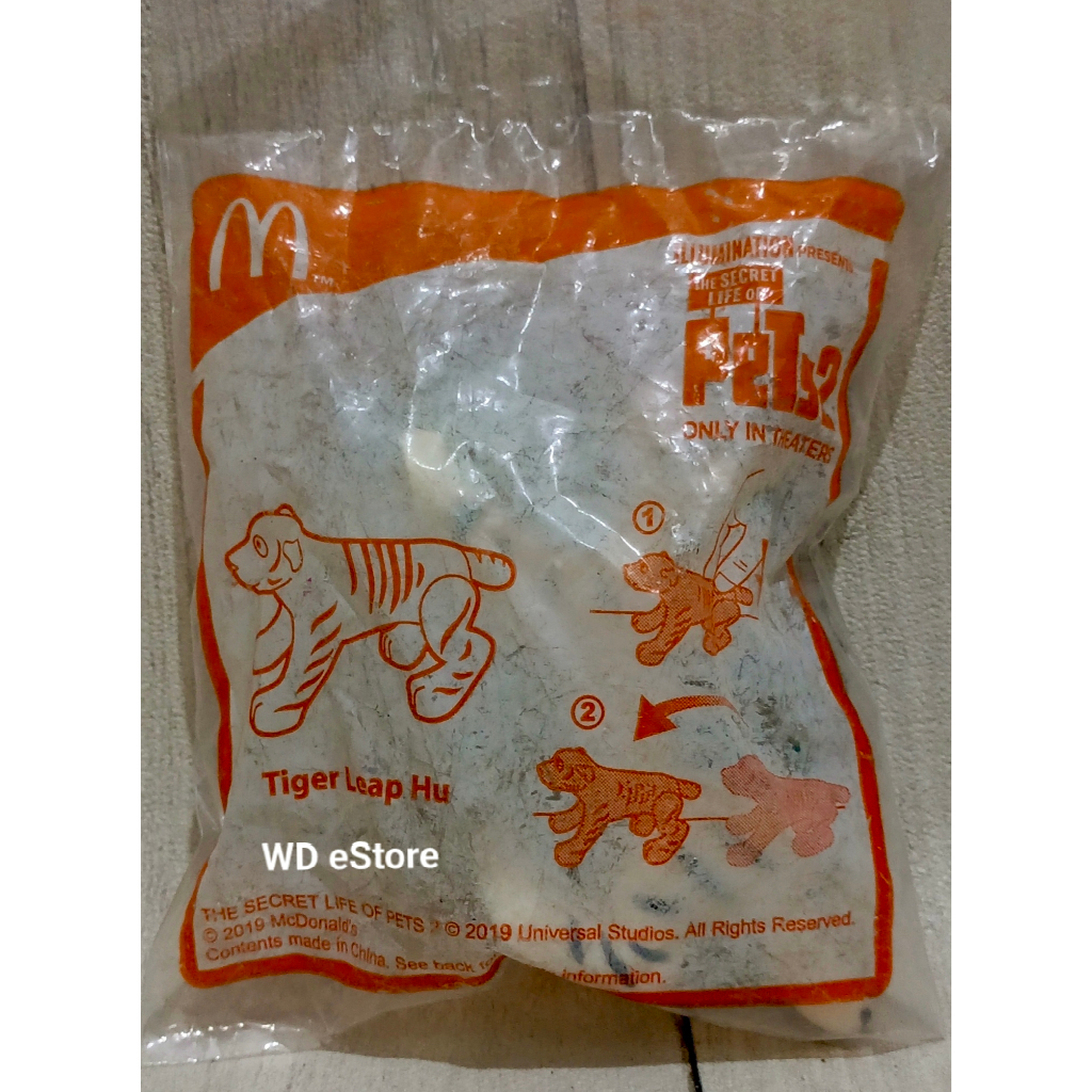 Jual McDonald Happy Meal Toy Secret Life of Pets, Tiger Leap Hu ...