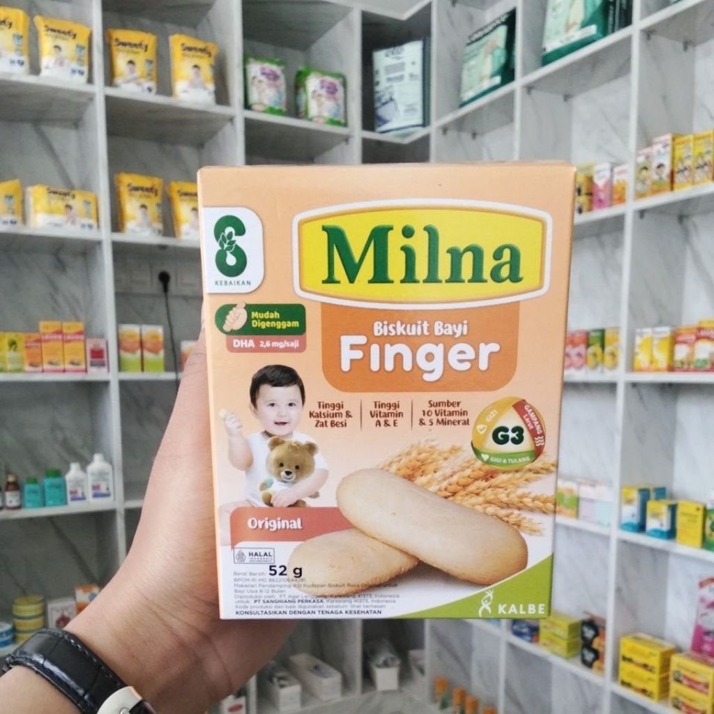 Jual Biskuit Milna Finger Original 52g | Shopee Indonesia